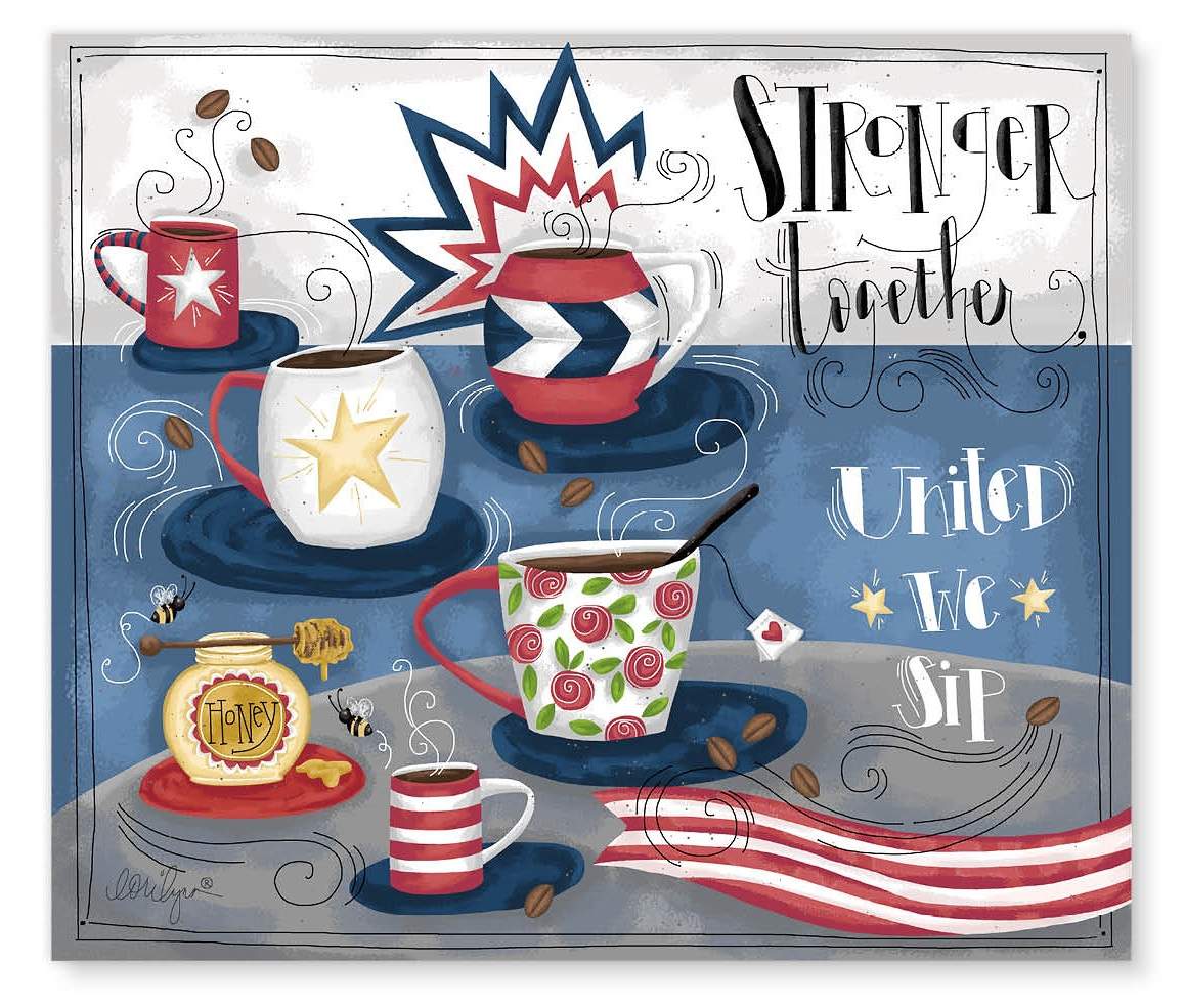 Solve United We Sip jigsaw puzzle online with 252 pieces