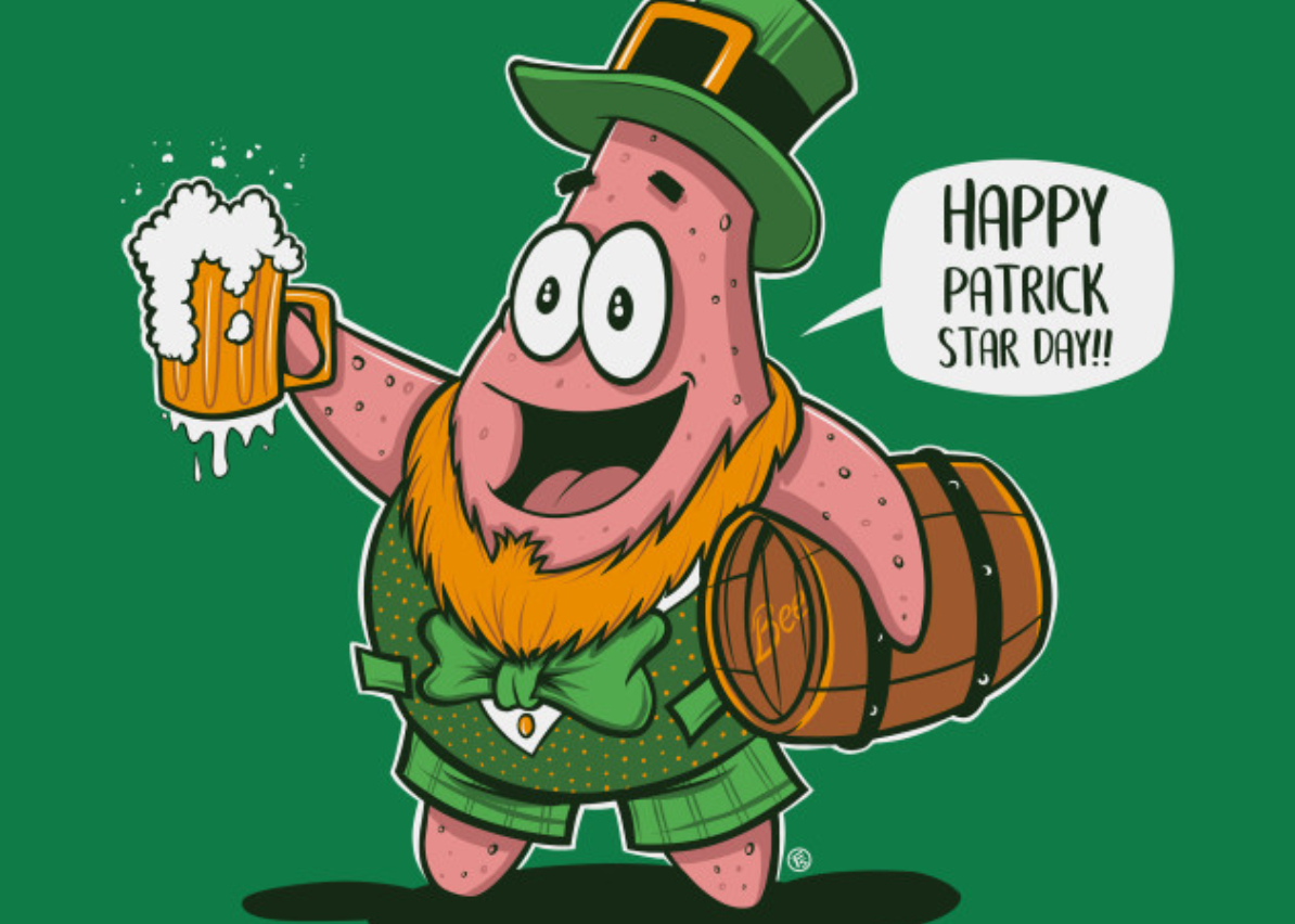 Solve Happy Patrick Star Day jigsaw puzzle online with 176 pieces