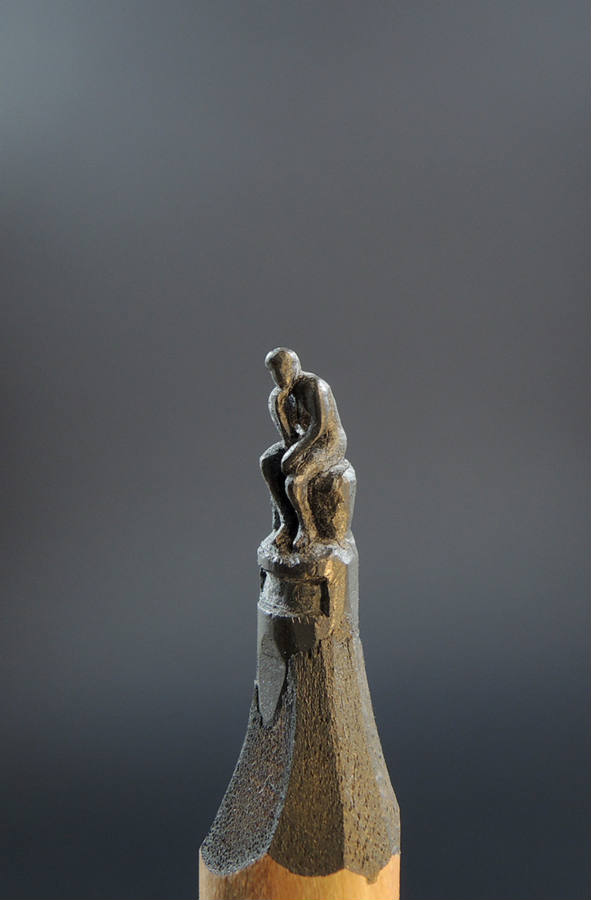 Solve The Thinker jigsaw puzzle online with 40 pieces