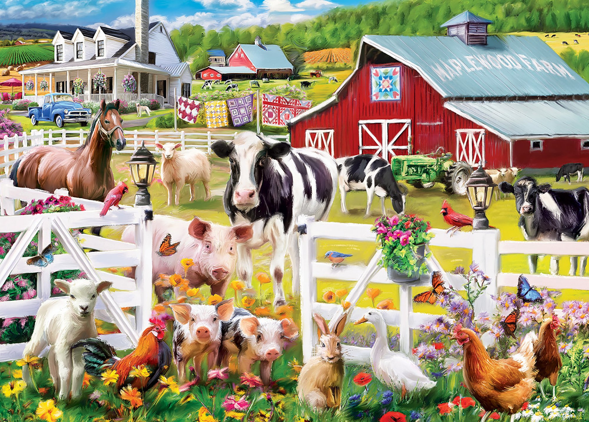 Solve Weekends On the Farm jigsaw puzzle online with 352 pieces