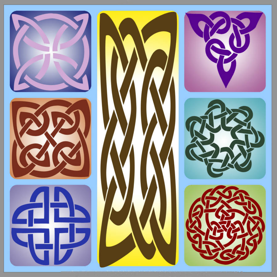 Solve Celtic designs jigsaw puzzle online with 36 pieces