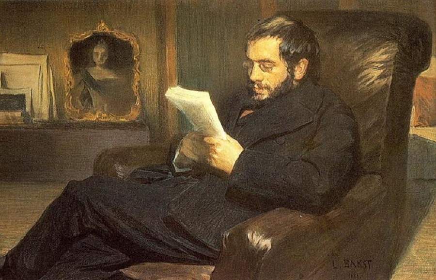 Puzzle | 150 pièces | Léon Bakst portrait of Alexander Benua-1898. | Jigidi
