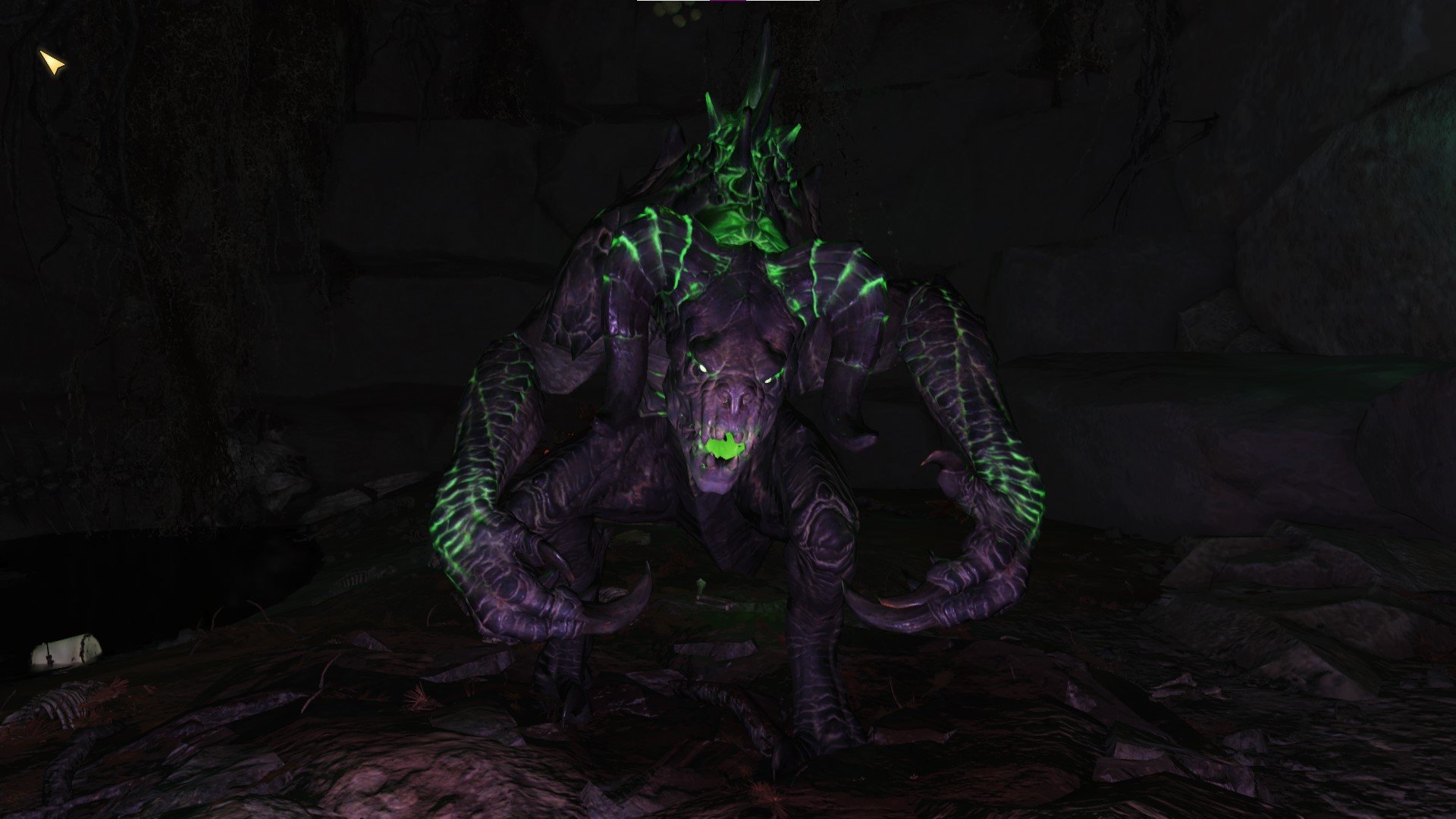 Solve Fallout 76 - Glowing Deathclaw jigsaw puzzle online with 60 pieces