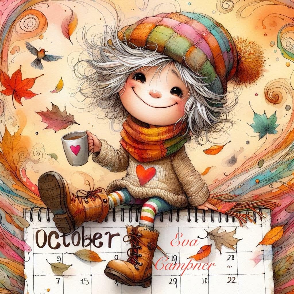 Solve Welcome October jigsaw puzzle online with 64 pieces
