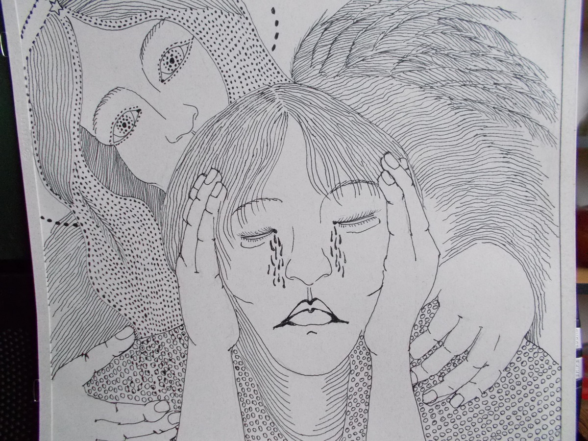 Solve Ink Drawing jigsaw puzzle online with 80 pieces