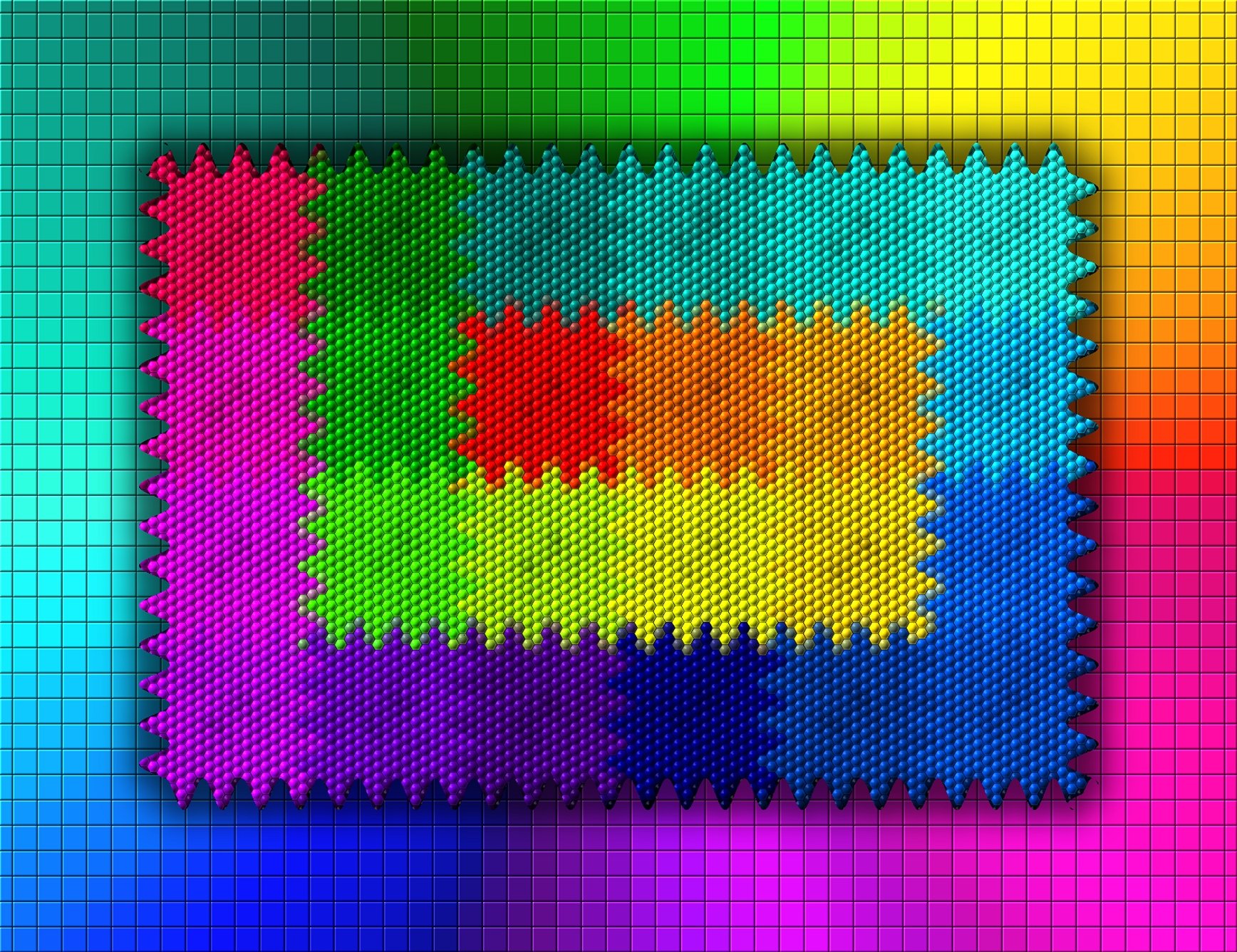 Solve Fancy Beadwork... jigsaw puzzle online with 192 pieces