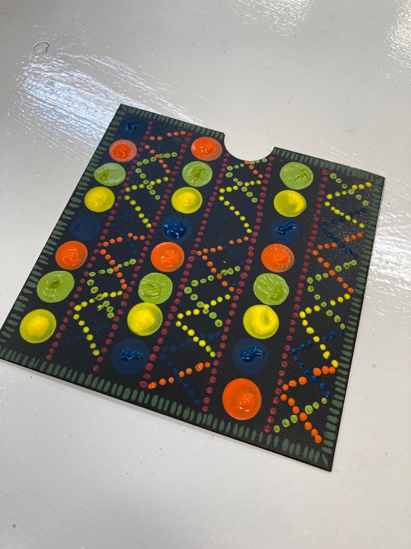 Solve 3043 I painted a gift envelope jigsaw puzzle online with 12 pieces