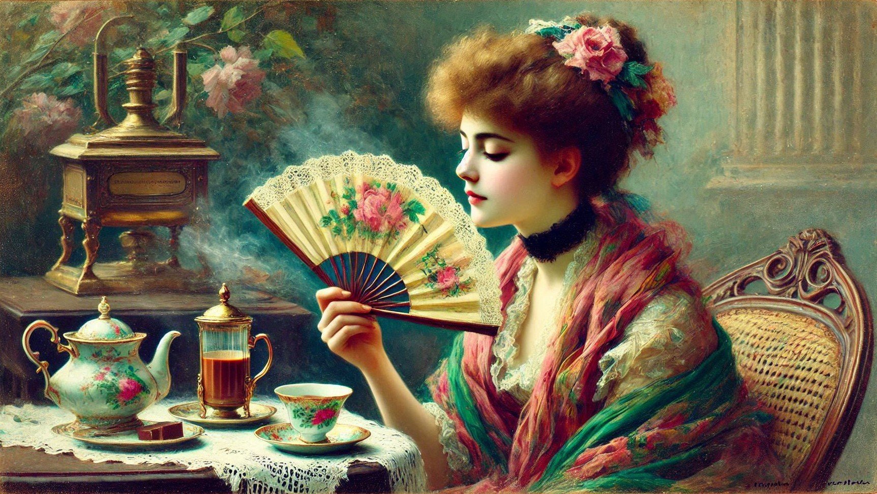 Solve The Fan jigsaw puzzle online with 84 pieces