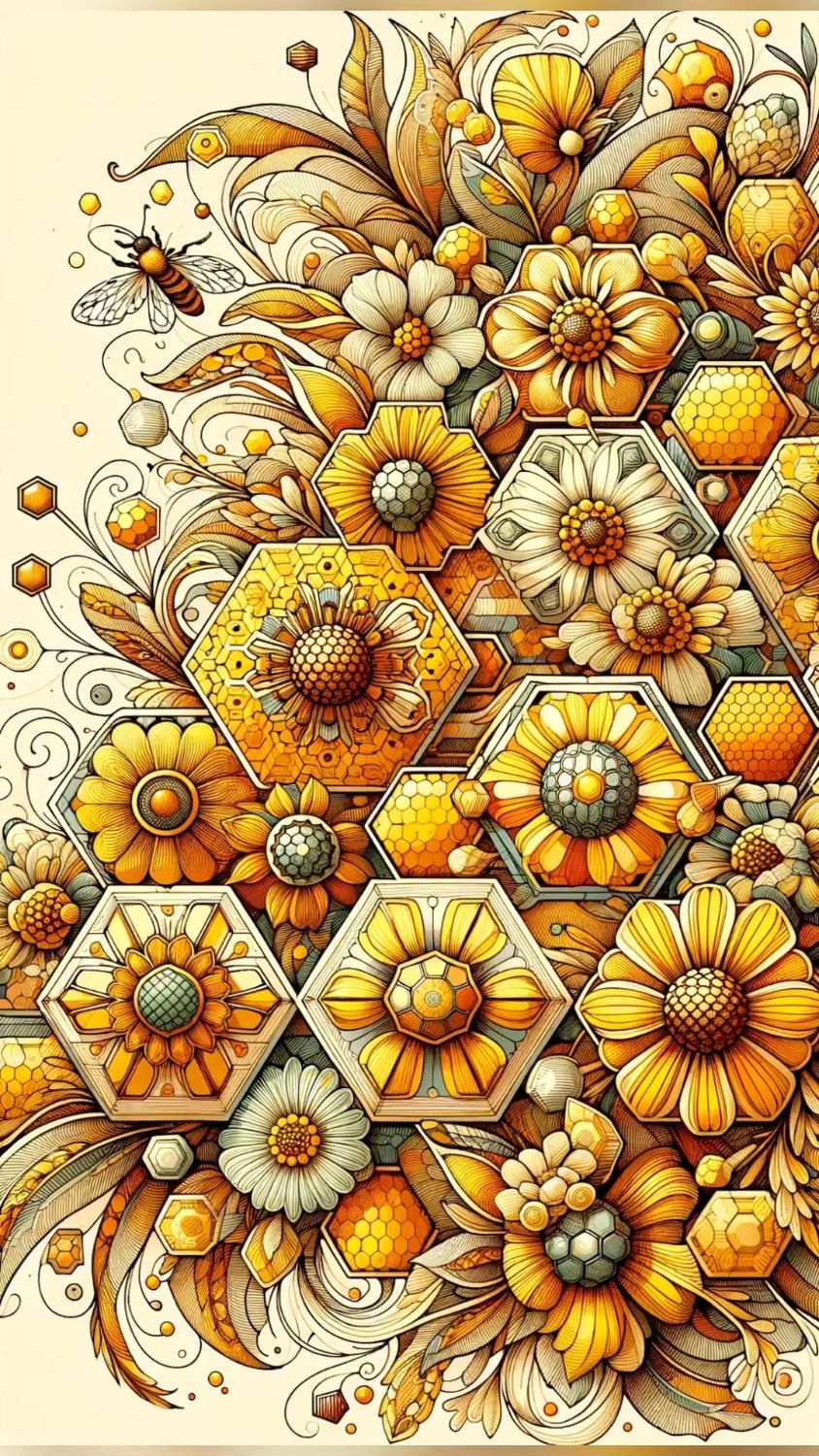 Solve bees jigsaw puzzle online with 299 pieces