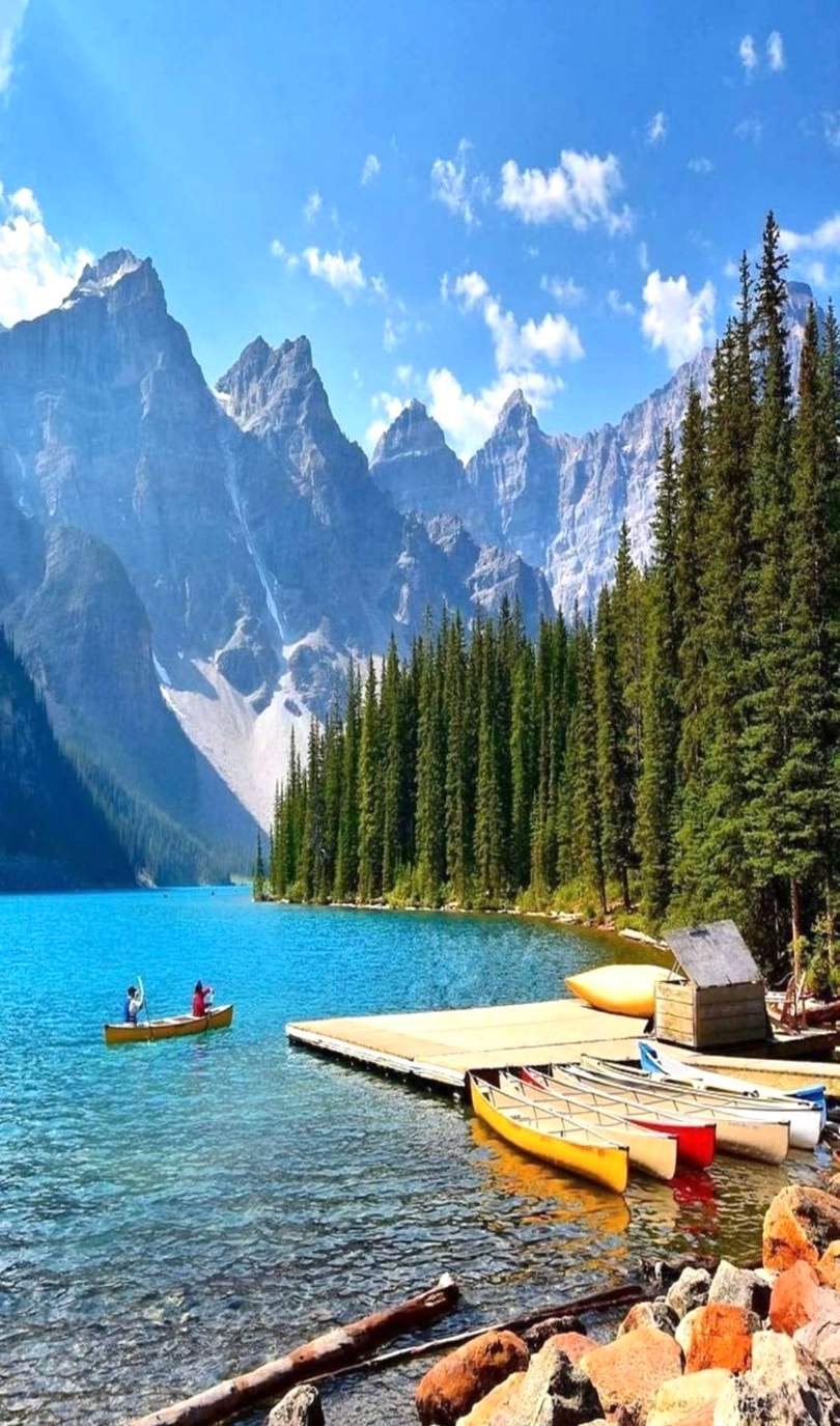 Solve Lago Louise, Parque Nacional de Banff, Canadá !!! jigsaw puzzle ...