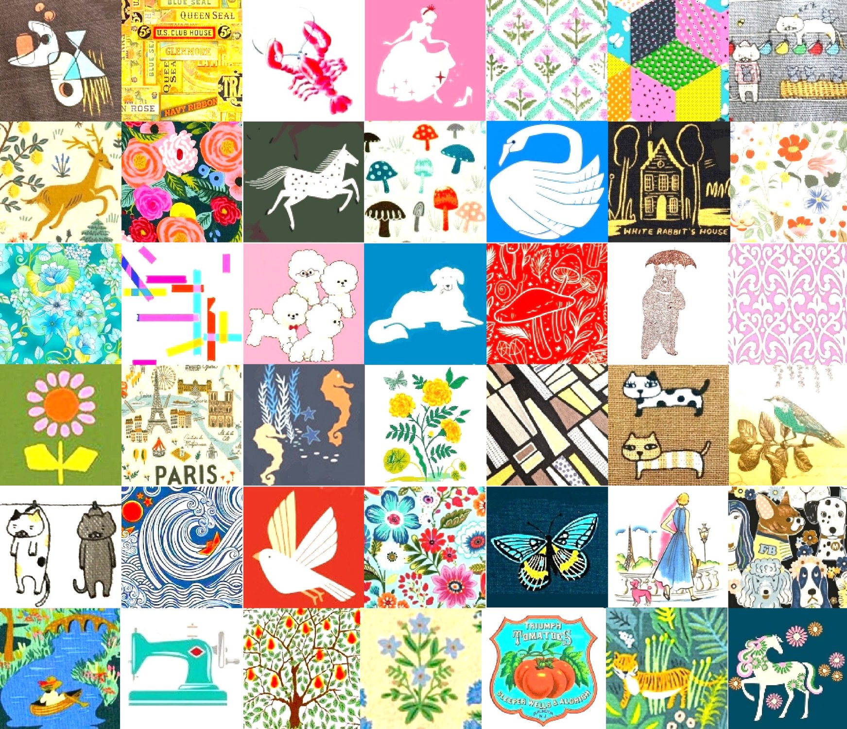 Solve PATCHWORK CANVAS 22 jigsaw puzzle online with 255 pieces