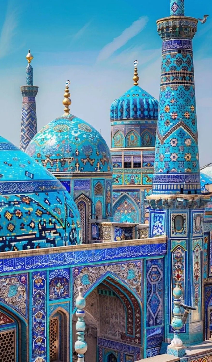 Solve Turquoise Cities of Turks jigsaw puzzle online with 84 pieces