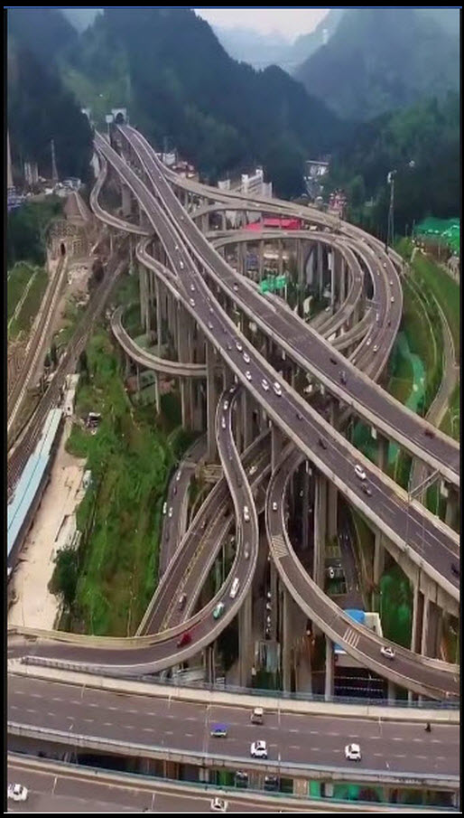 Solve One of China's most complex interchanges jigsaw puzzle online ...