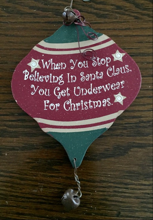 Solve A Christmas warning jigsaw puzzle online with 12 pieces