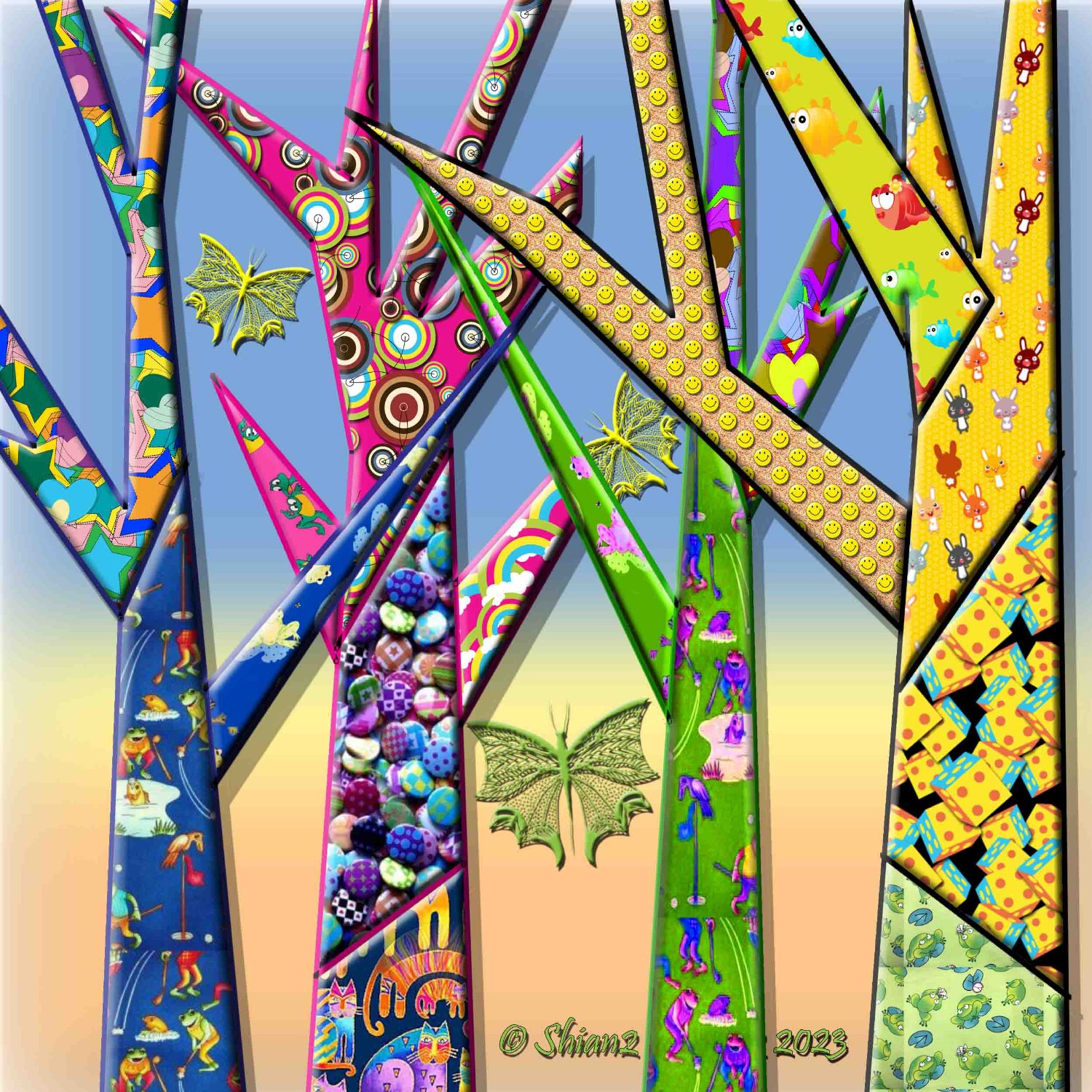 Solve Fantasy Trees jigsaw puzzle online with 225 pieces