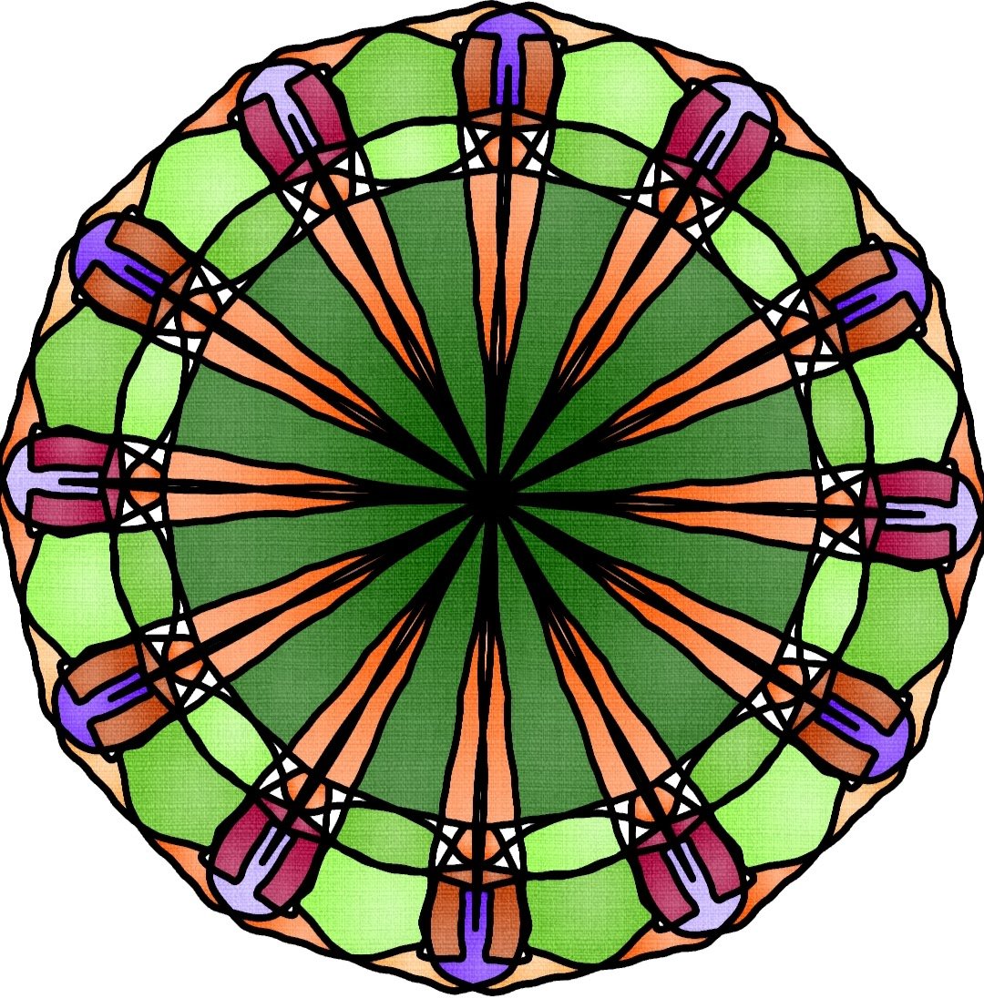 Solve Mandala 472 jigsaw puzzle online with 64 pieces