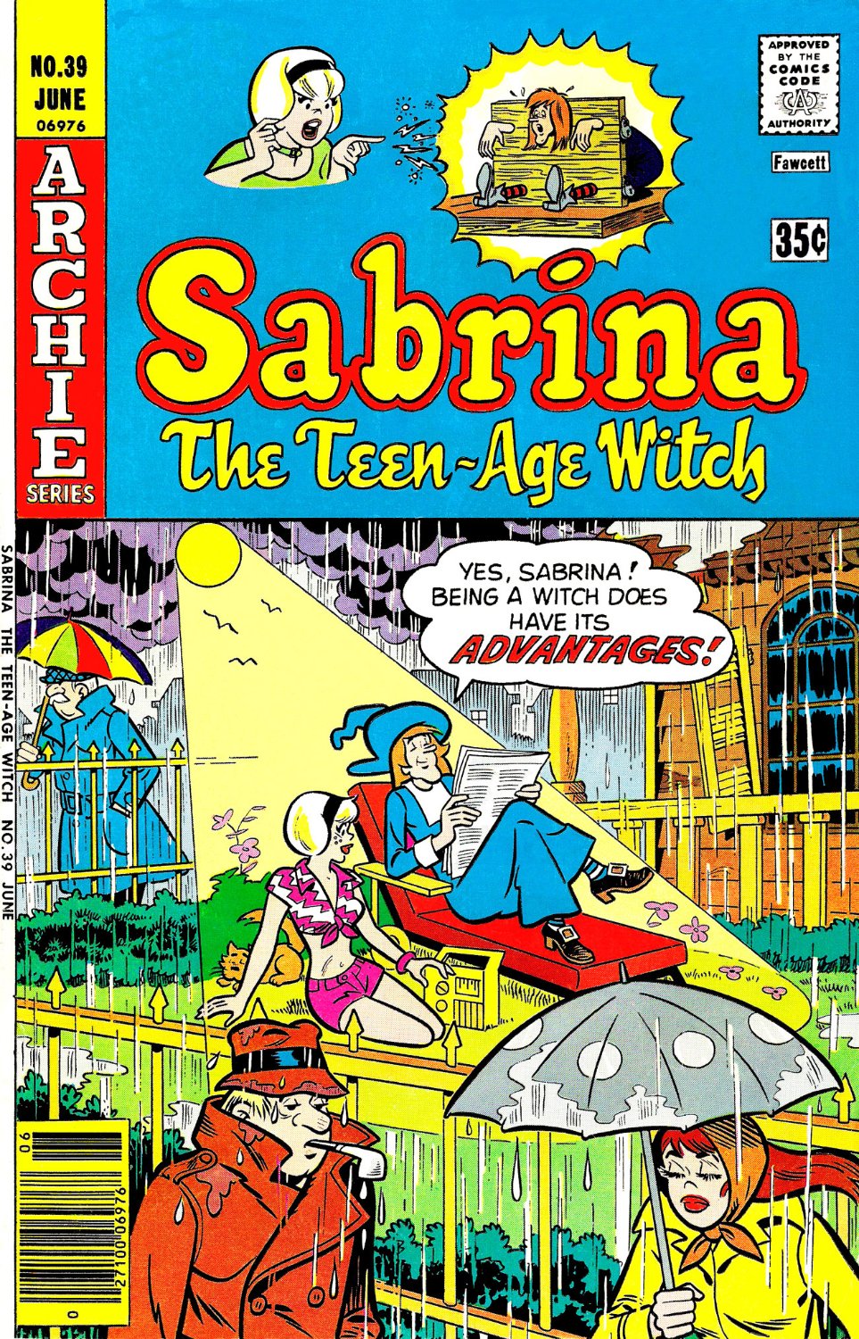 Solve Sabrina (June 1977) jigsaw puzzle online with 176 pieces