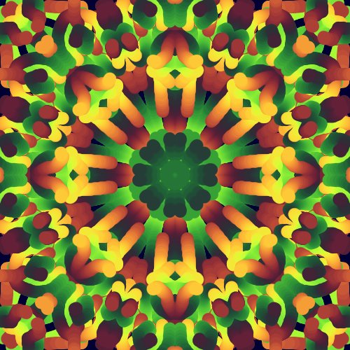 Solve kaleidoscope Design 10 jigsaw puzzle online with 36 pieces