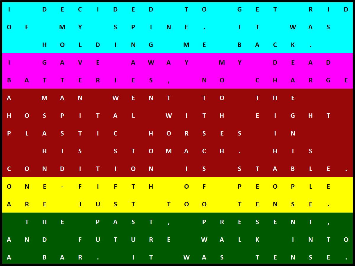 Solve Word 66.3 Punny 2 300 jigsaw puzzle online with 300 pieces