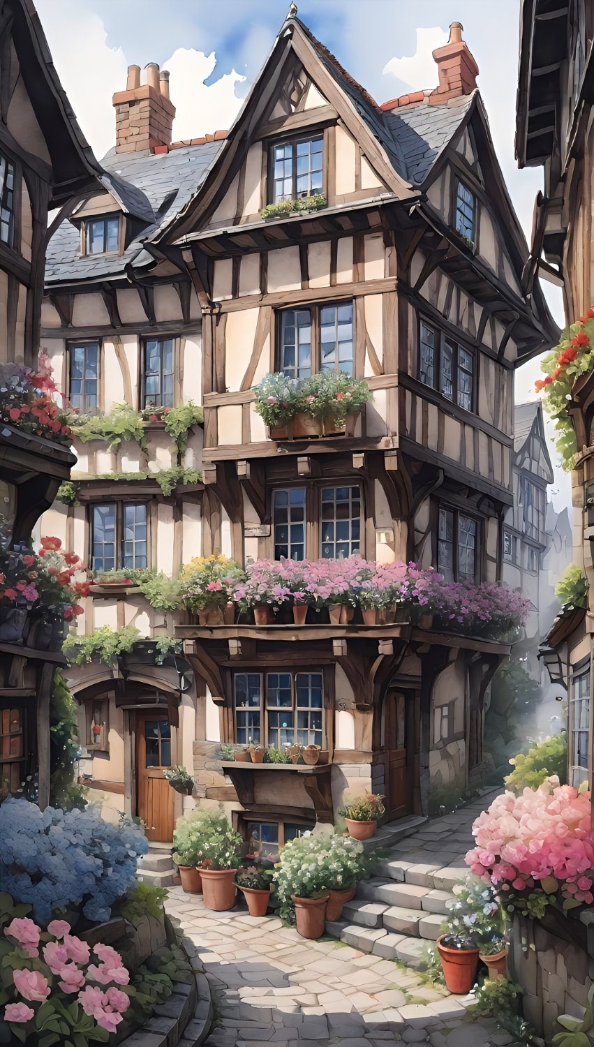 Solve Houses 47 jigsaw puzzle online with 405 pieces