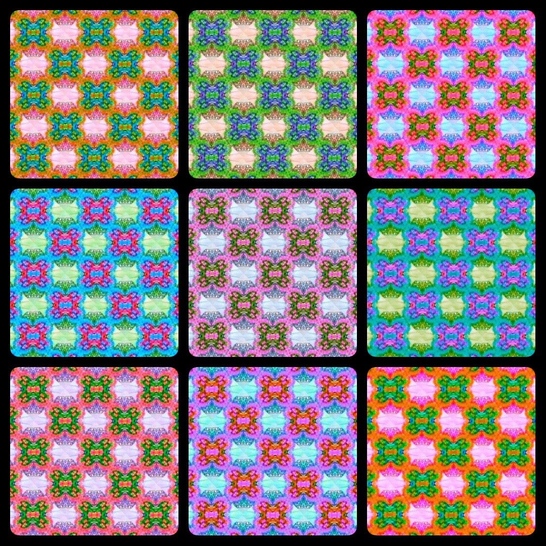 Solve Colorful Collage jigsaw puzzle online with 144 pieces