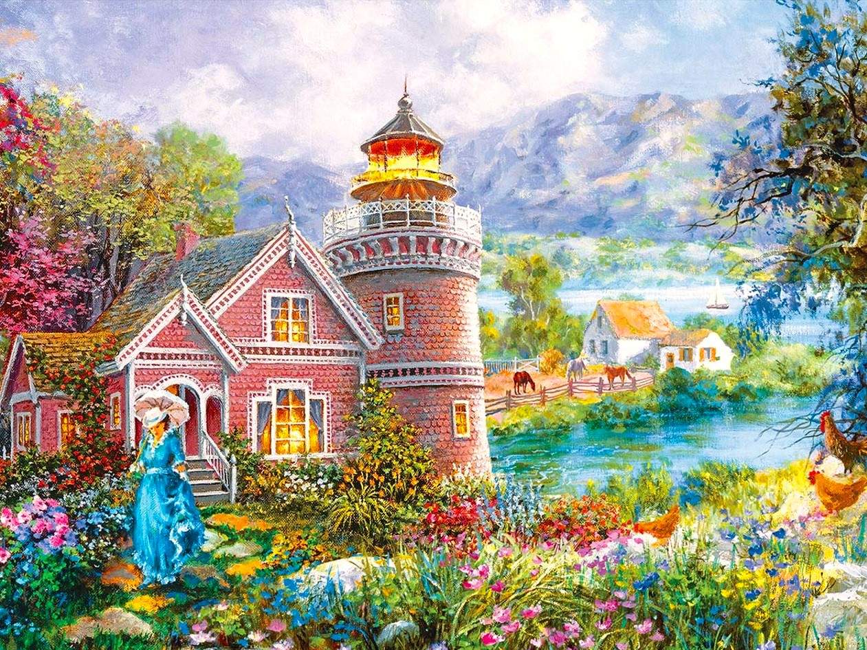 Jigsaw Puzzle | Lighthouse | 192 pieces | Jigidi