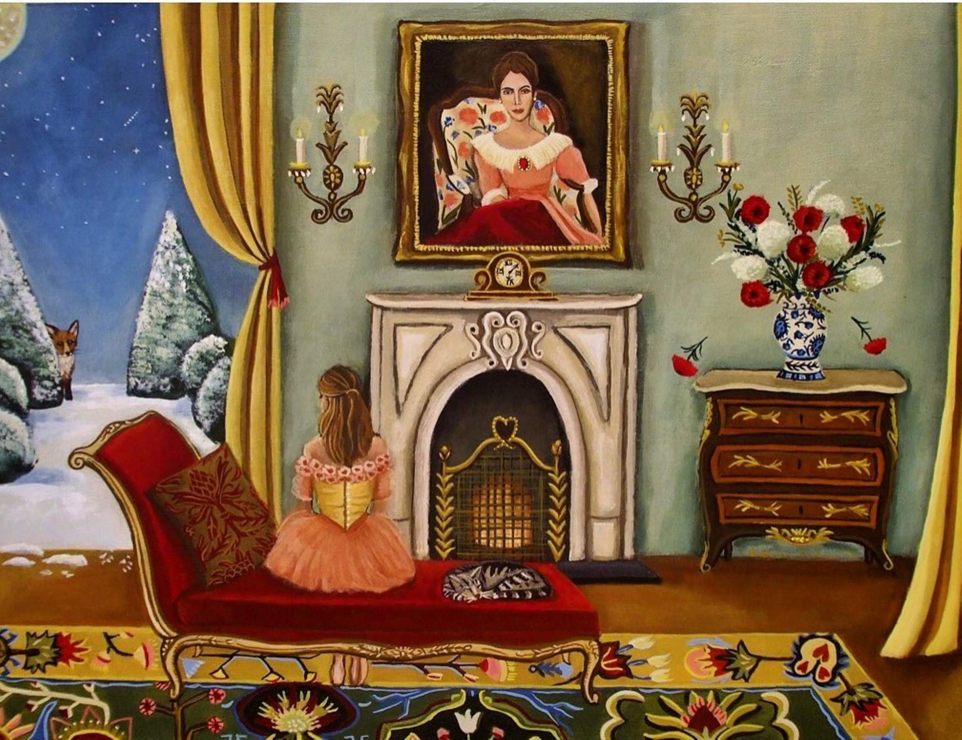 Solve A Reflective December jigsaw puzzle online with 300 pieces