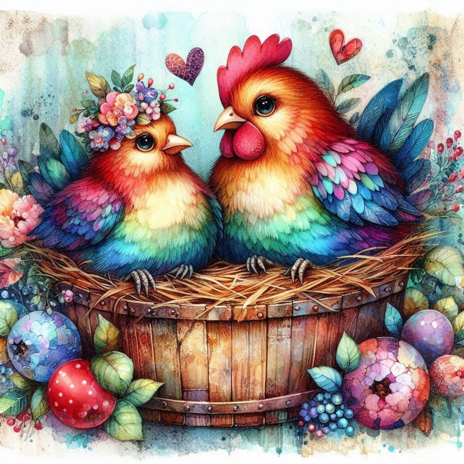 Solve Easter Chicks (resizable) jigsaw puzzle online with 600 pieces