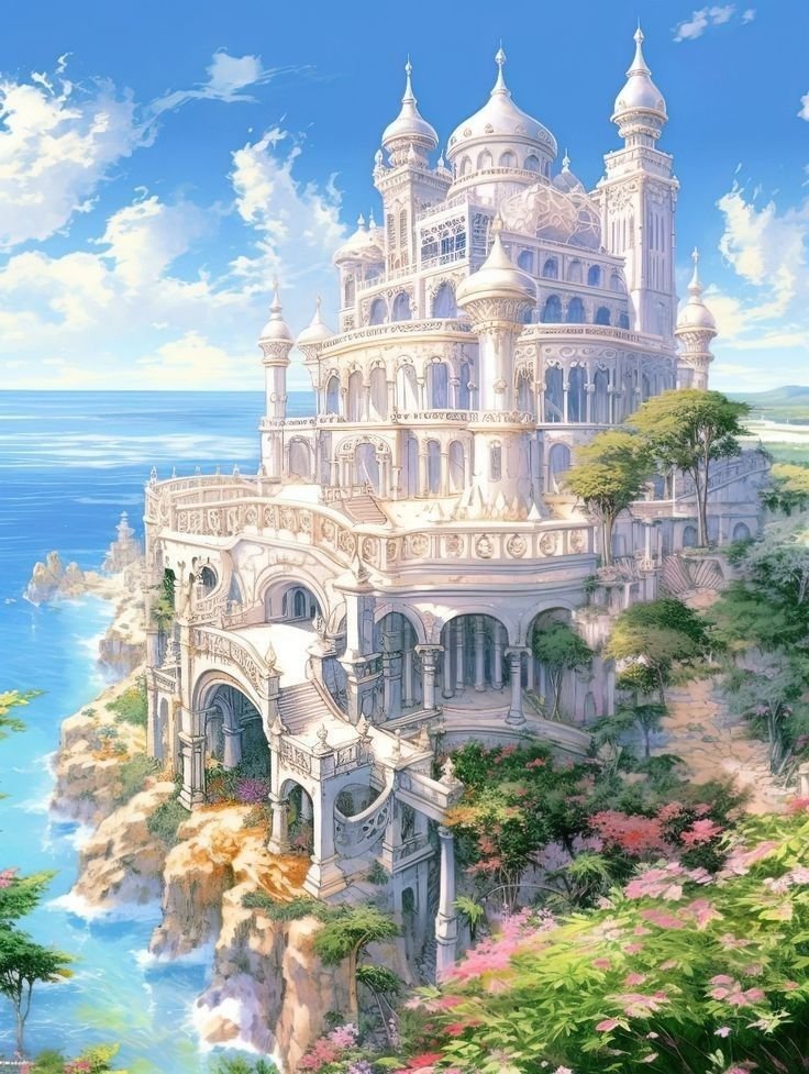 Solve Ivory Castle jigsaw puzzle online with 130 pieces