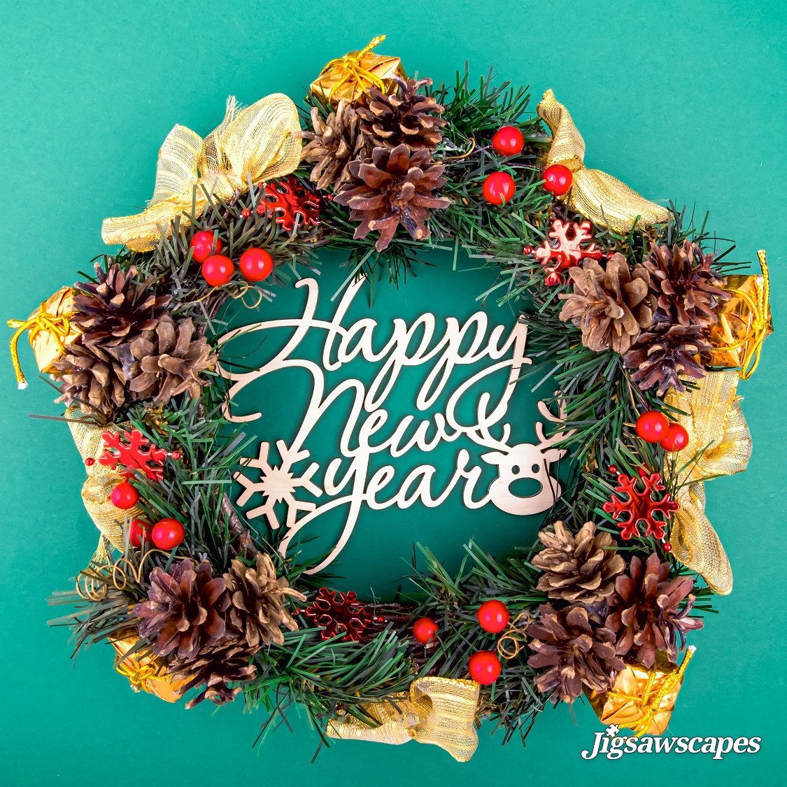 Solve Happy New Year . . . . . jigsaw puzzle online with 9 pieces