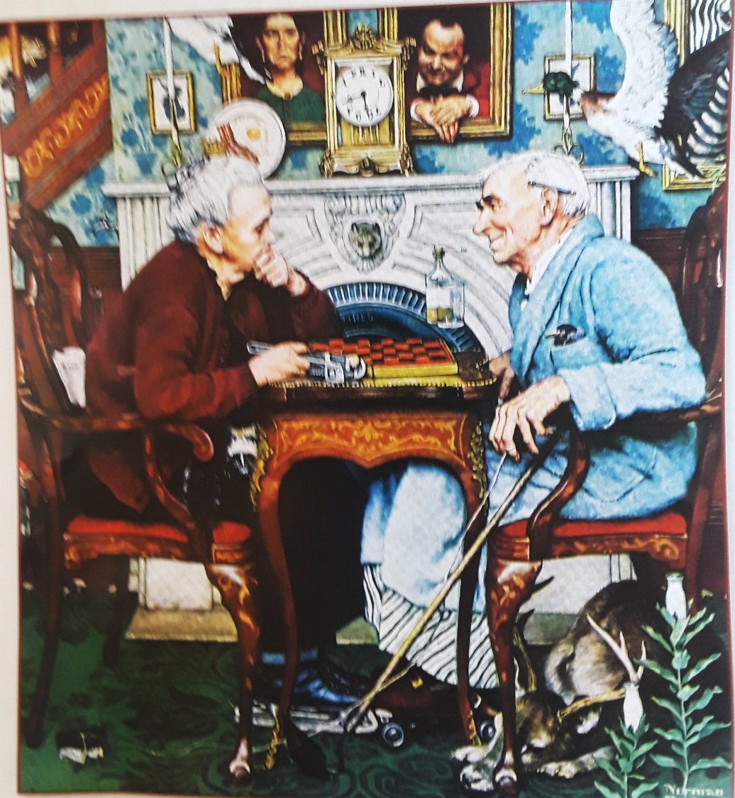 Solve 3RD Posting NORMAN ROCKWEL APRIL FOOLS keep a list of all the ...