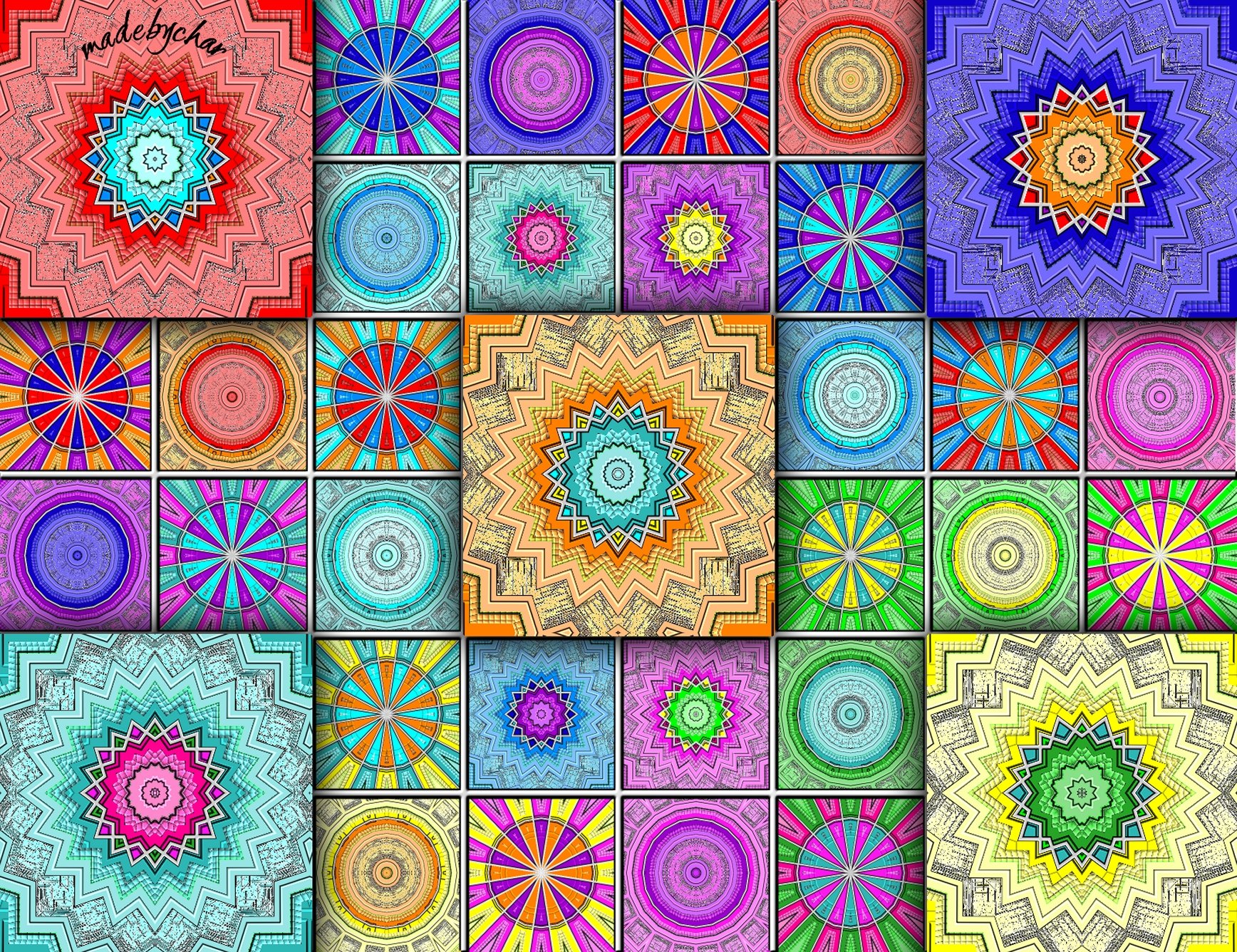Solve Rounds in a Square... jigsaw puzzle online with 594 pieces