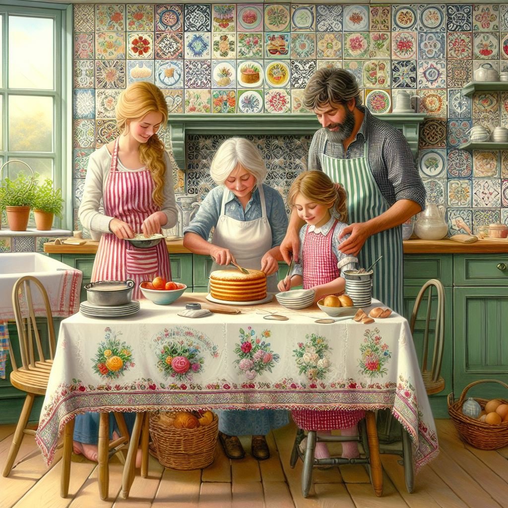 Solve Country Kitchen Bake Day jigsaw puzzle online with 256 pieces