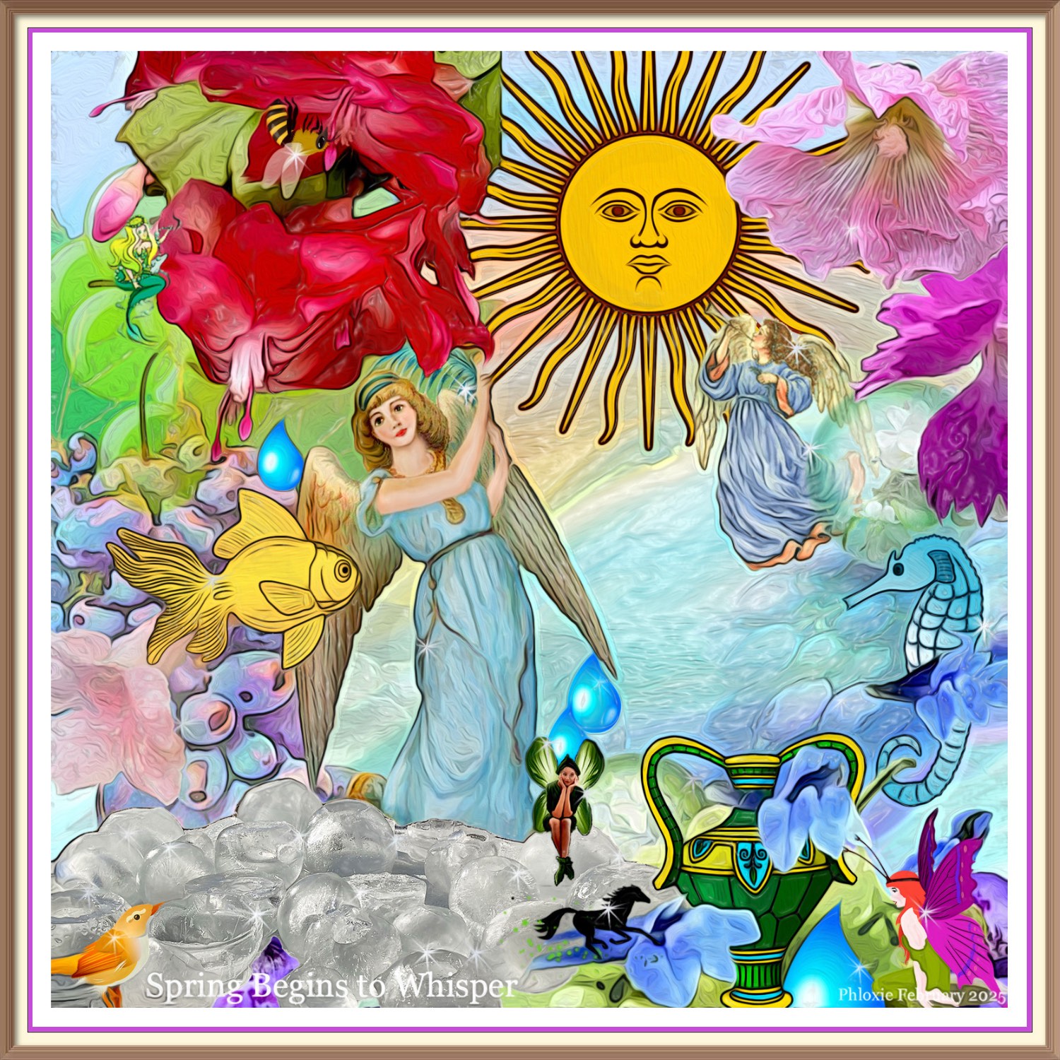 Solve Spring Begins to Whisper jigsaw puzzle online with 600 pieces