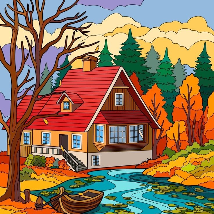 Solve Water's Edge jigsaw puzzle online with 64 pieces