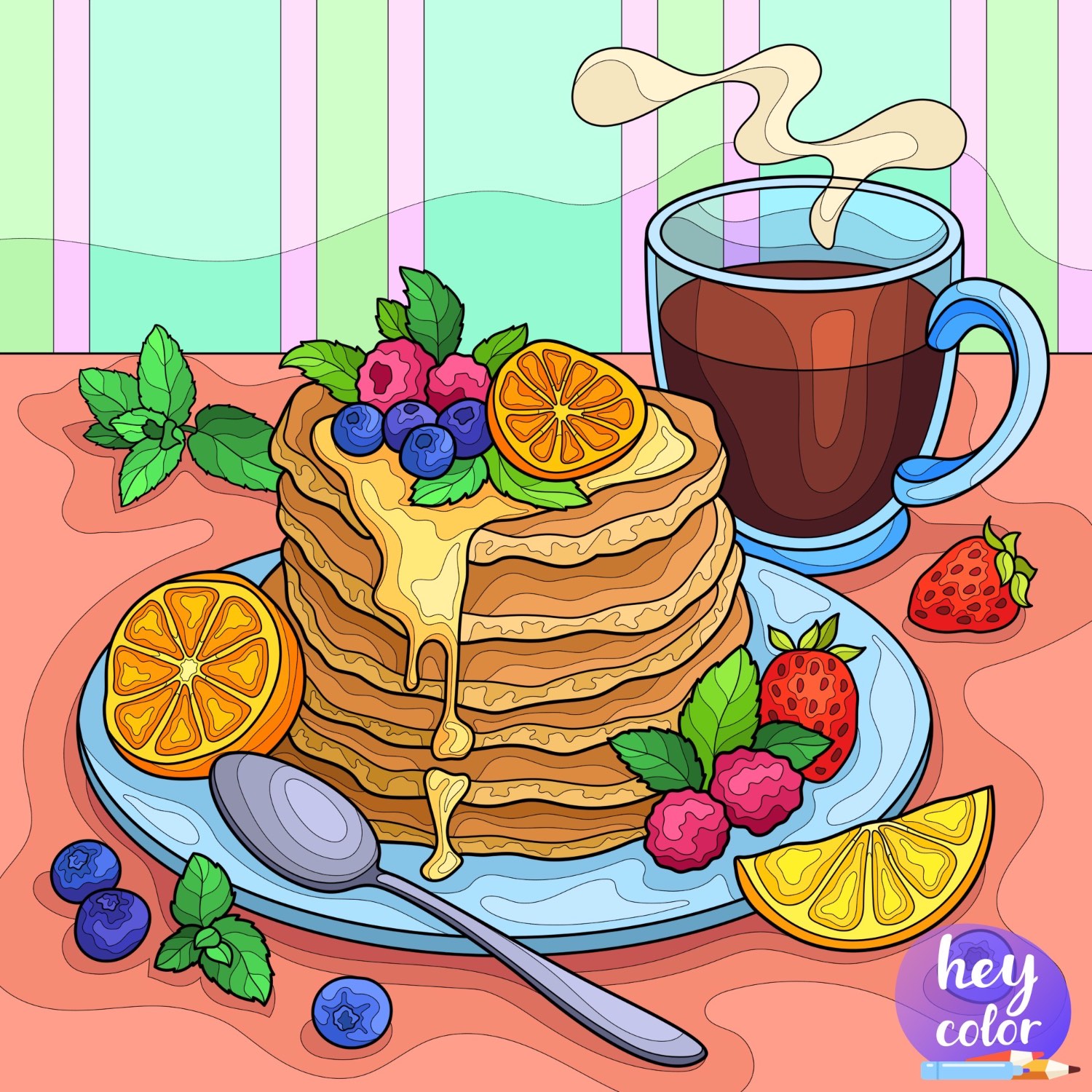 Solve Breakfast is Served jigsaw puzzle online with 256 pieces
