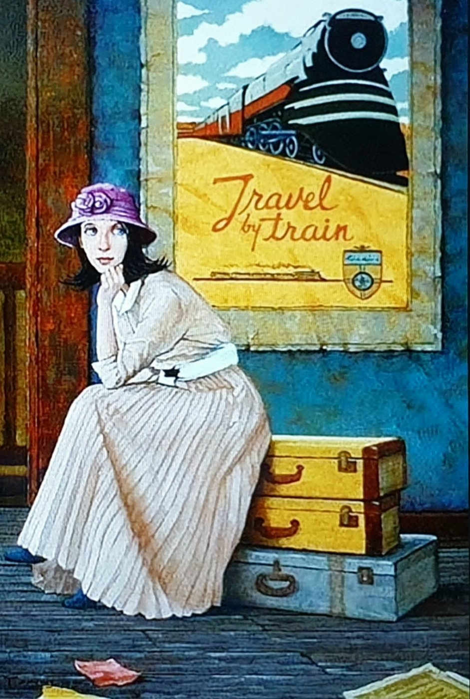 Solve DELTA DAWN jigsaw puzzle online with 96 pieces