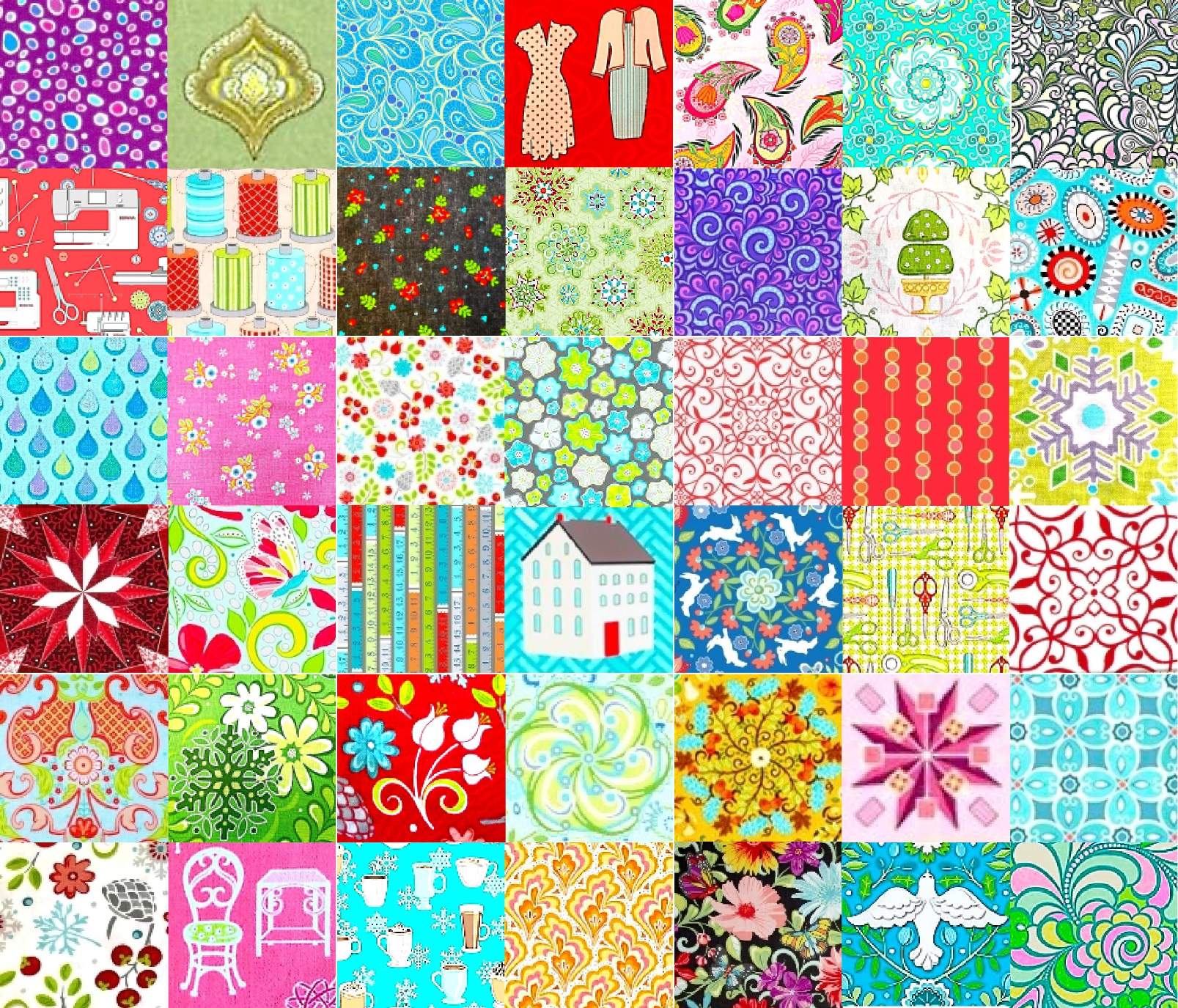 Solve PATCHWORK AMANDA MURPHY 5 jigsaw puzzle online with 143 pieces