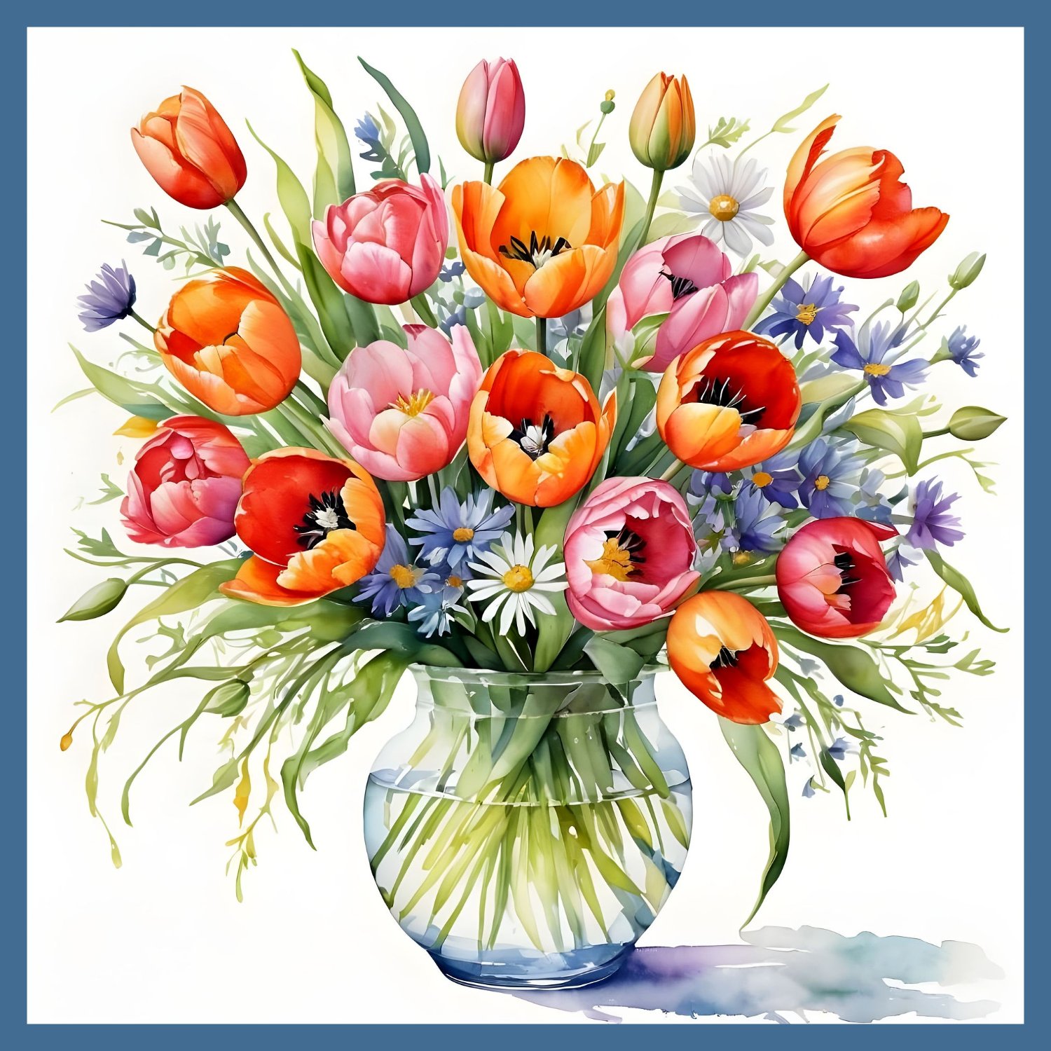 Solve Tulips, resizable 9 to 600 pieces jigsaw puzzle online with 64 pieces
