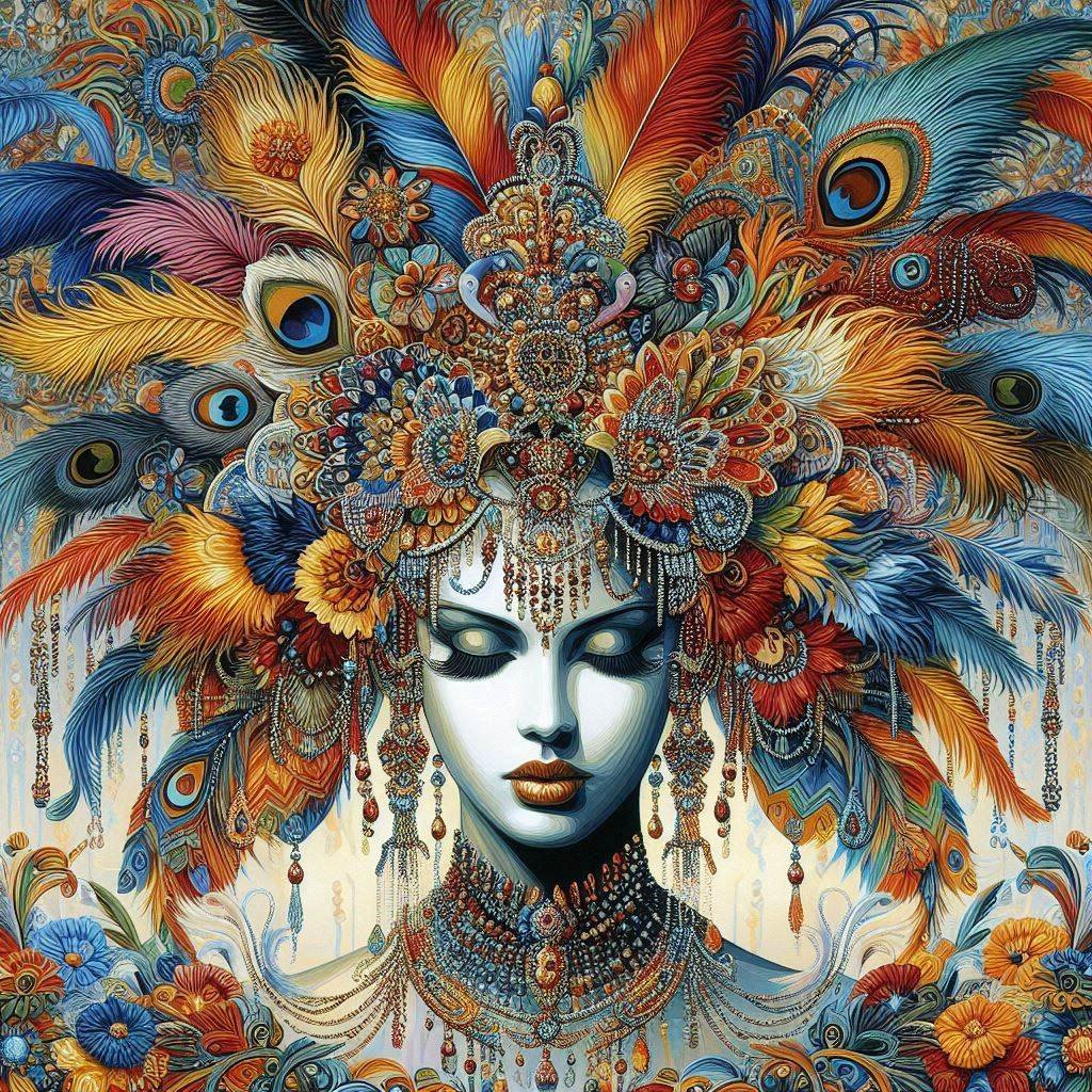 Solve Feathered Fancy jigsaw puzzle online with 169 pieces