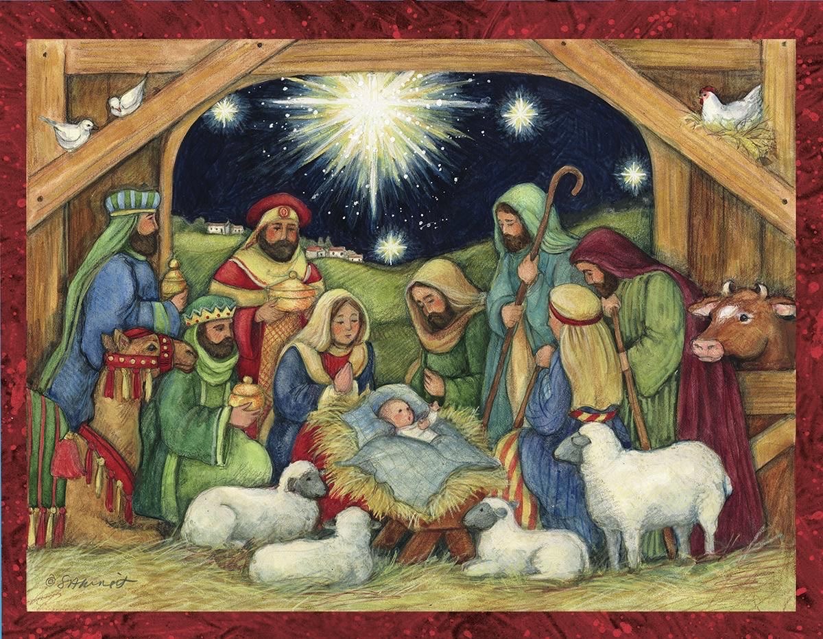 Solve Nativity jigsaw puzzle online with 192 pieces