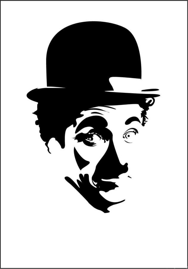 Solve Charlie-Chaplin jigsaw puzzle online with 54 pieces