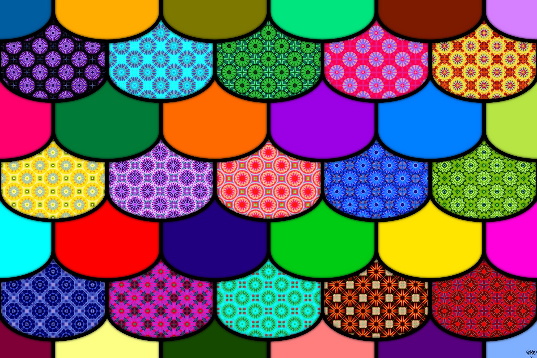 Solve Pattern Scales!! ~ H jigsaw puzzle online with 600 pieces