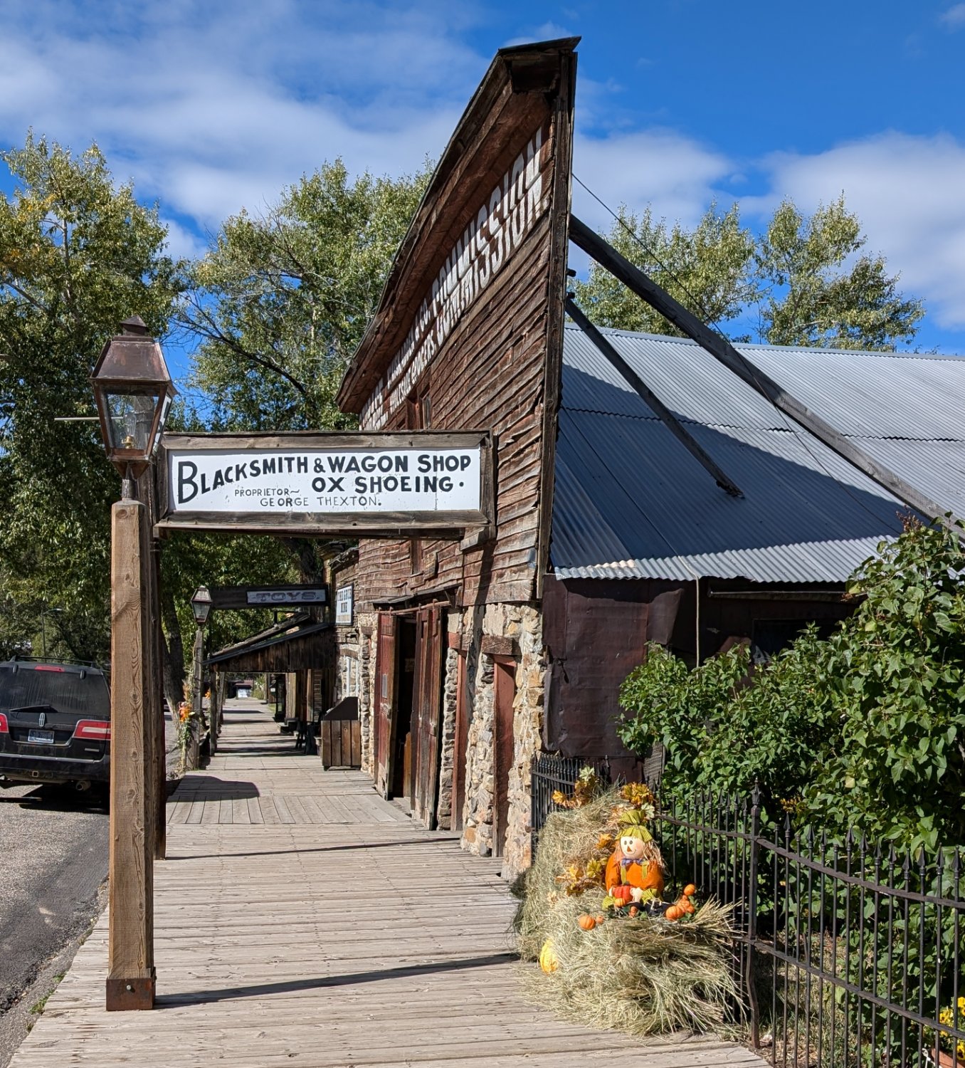 Solve Blacksmith and ox-shoeing in Virginia City, Montana jigsaw puzzle ...