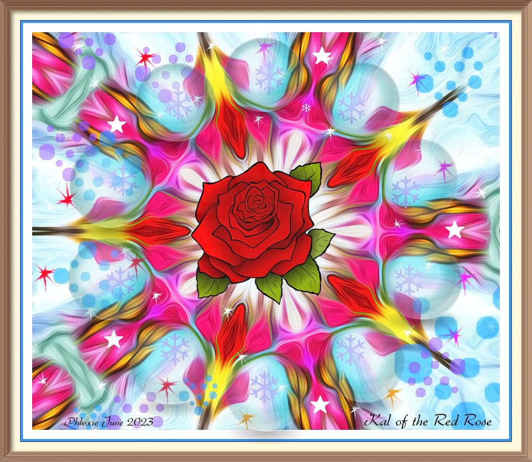 Solve Kal of the Red Rose jigsaw puzzle online with 20 pieces
