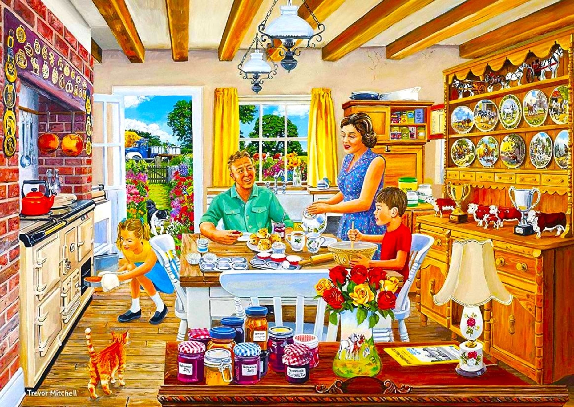 Solve Tea and Scones jigsaw puzzle online with 140 pieces