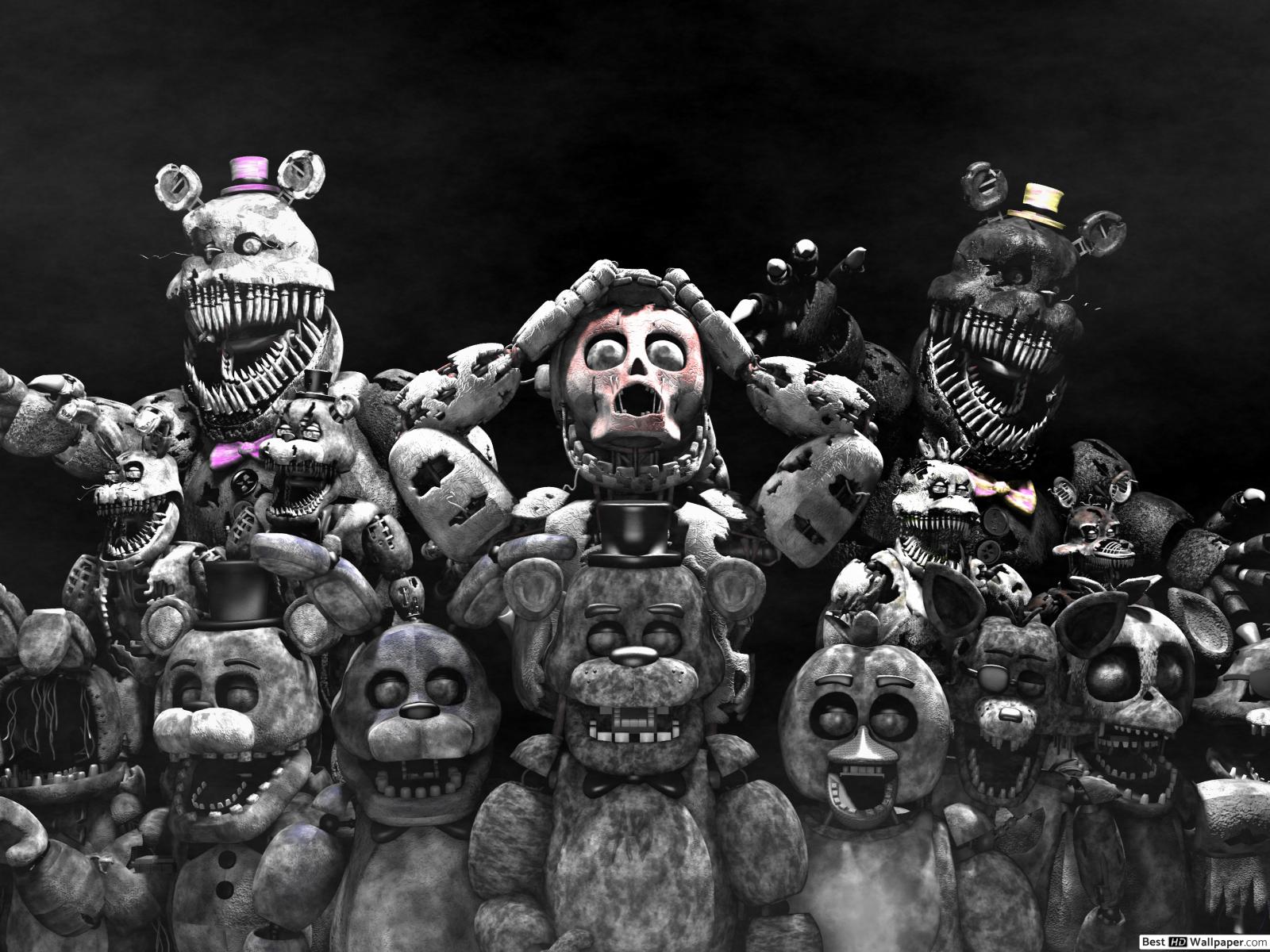 Solve fnaf jigsaw puzzle online with 540 pieces