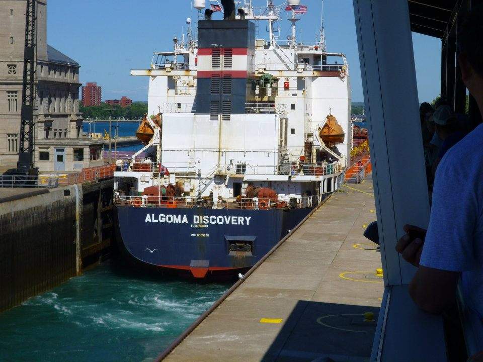 Solve Algoma Discovery transiting the Soo Locks jigsaw puzzle online ...