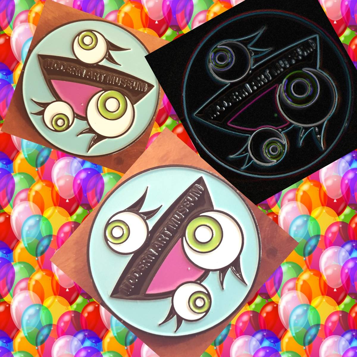 Solve Modern Art Museum Geocoin jigsaw puzzle online with 144 pieces