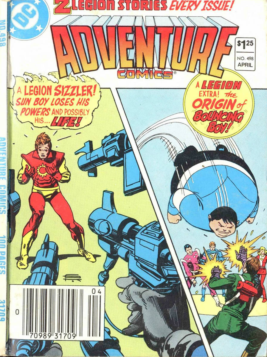 Solve DC Adventure Comics Legion jigsaw puzzle online with 300 pieces